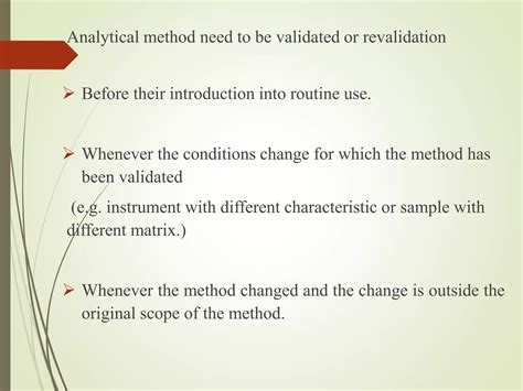 Analytical Method Validation Pptx Chemistry Science