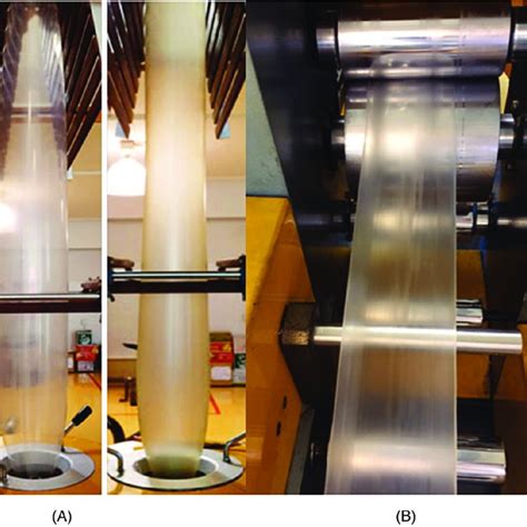 4 Bioplastic Processing Via A Blown Extrusion Of Starch Left And