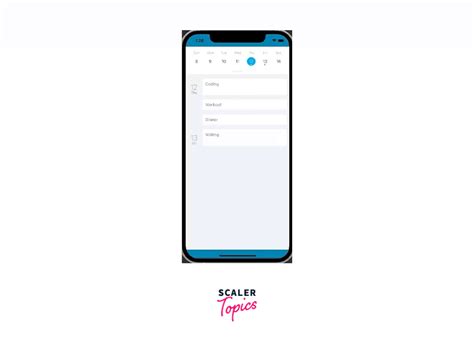react native calendar scaler topics