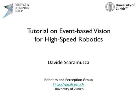 Pdf Event Based Vision For High Speed Robotics Dokumentips