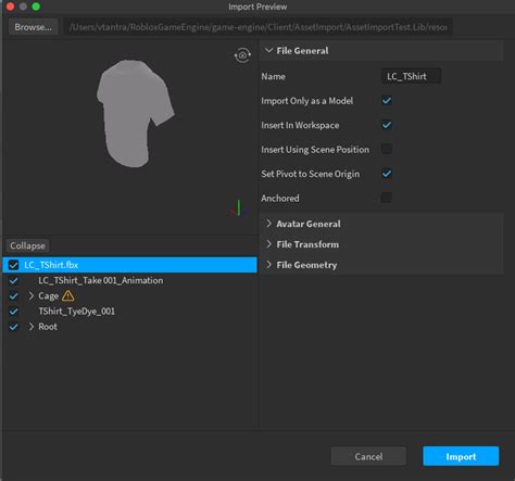 Unified Mesh Importer Beta Skinning And Layered Clothing Support Announcements Developer