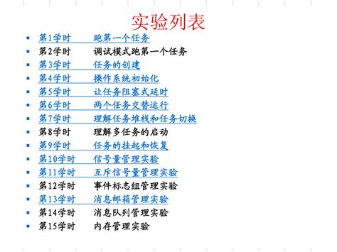 嵌入式实时操作系统ucos原理及实践实验教程1