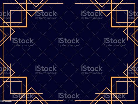 아르 데코 프레임입니다 빈티지 선형 테두리입니다 초대장 전단지 및 인사말 카드에 대한 템플릿을 디자인합니다 1920 년대와 1930 년대의 스타일 벡터 일러스트레이션 0명에