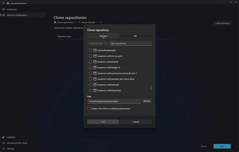 Configuration De La Machine Dev Home Microsoft Learn