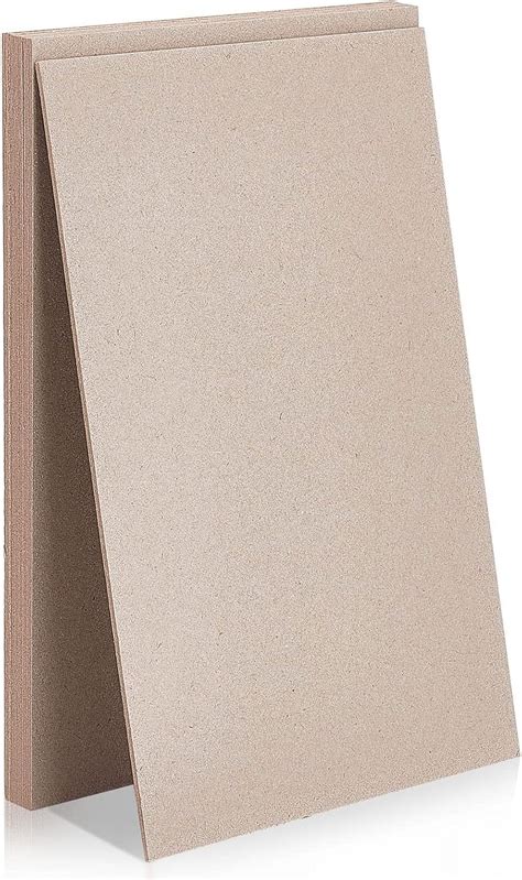 8pcs Chipboard Sheets Rectangle Kraft Paper Book Board Cardboard Sheets Flat Square Inserts For