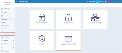 Journal Entries Custom Fields Enerpize Knowledge Base