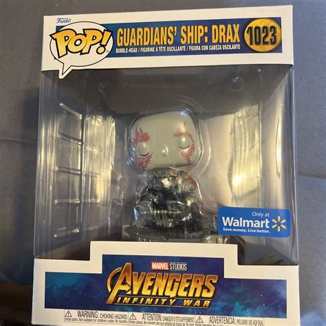 Funko Pop Deluxe Marvel Guardians Ship Drax 1023 889698632096 Ebay