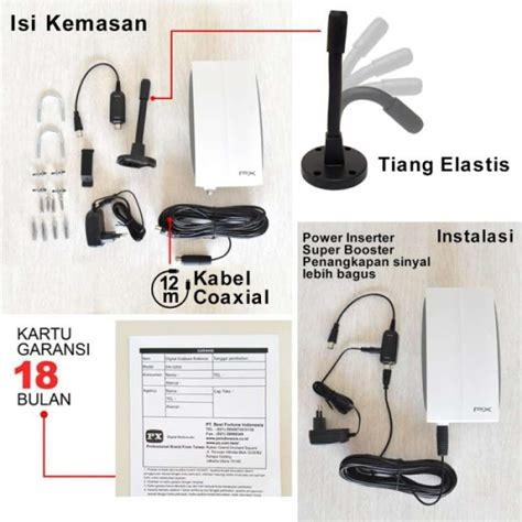 Promo Px Antena Tv Digital Analog Indoor Outdoor Booster Da Diskon Di Seller Yss