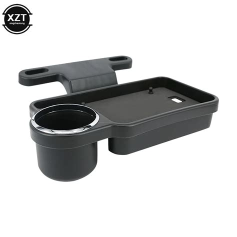 범용 자동차 뒷좌석 음료 트레이 홀더 음식 홀더 전화 트레이 테이블 컵 음료 스탠드 데스크