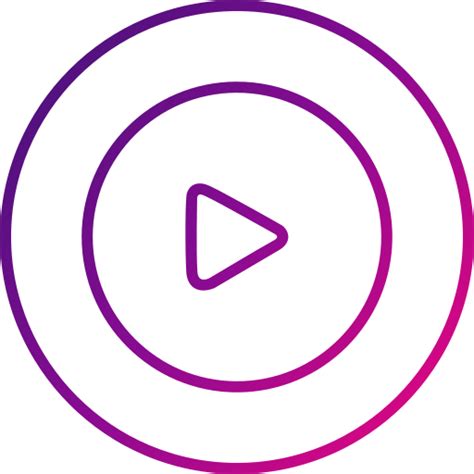Play Generic Gradient Icon