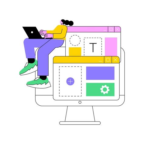 Premium Vector Website Development Abstract Concept Vector Illustration