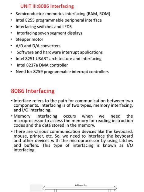 Mpmc Unit 3 Material Pdf Inputoutput Computer Memory