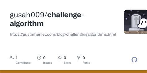 Github Gusah009challenge Algorithm Blog