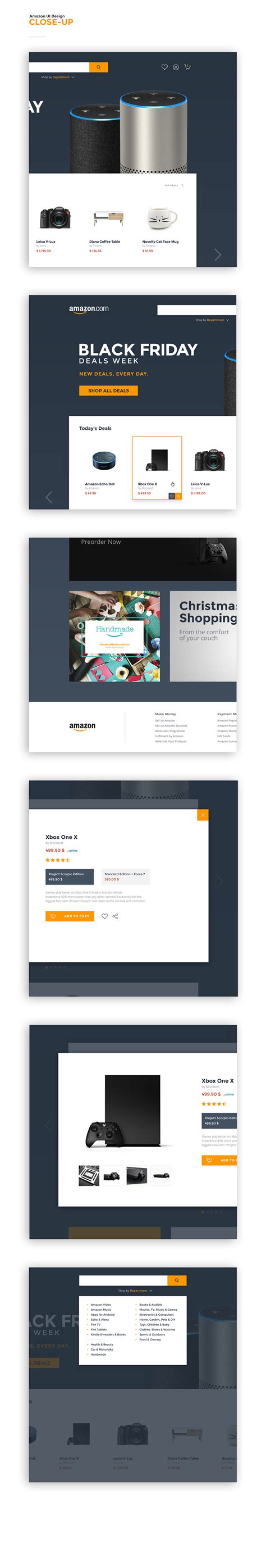 Amazon UI Design Concept On Behance