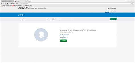 Oracle Api Platform Cloud Service Using The Management Portal And Creating An Api Including