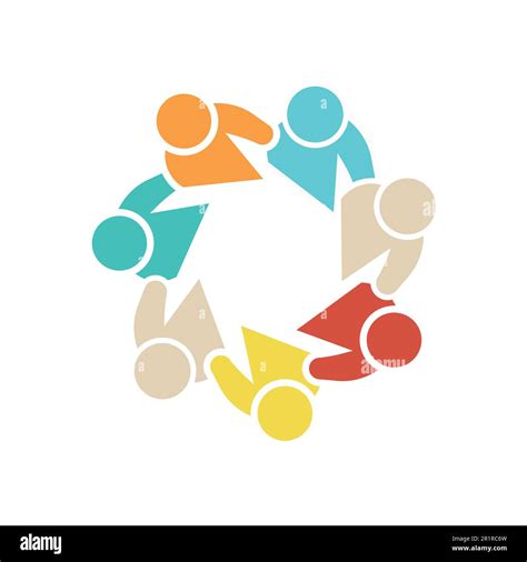 Social Network People Group Logo Vector Graphic Design Illustration Stock Vector Image And Art