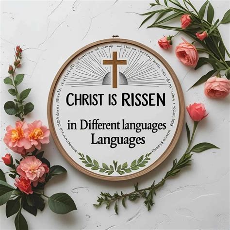 Christ Is Risen In Different Languages A Global Celebration Of Faith