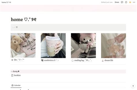Coquette Notion Homepage Template Ideas ♡ °୨୧ In 2023 Notions