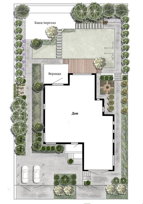 Ландшафтный дизайн 7 5 соток в 2024 г Планы садового дизайна Ландшафтный дизайн Дизайн