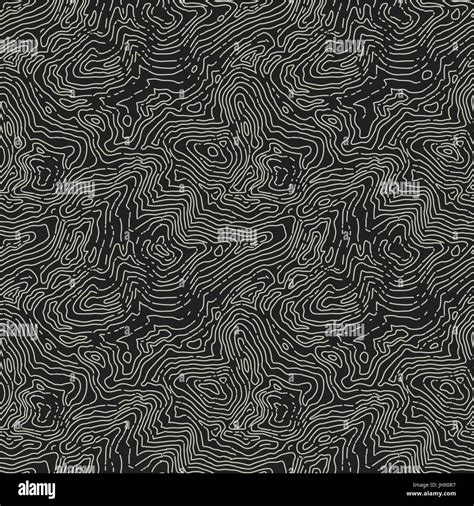 Seamless Topographic Map Pattern Vector Seamless Background Stock Vector Image And Art Alamy