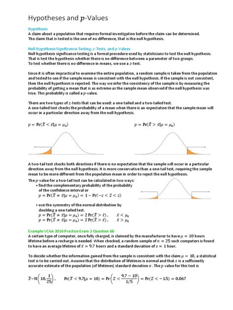 hypotheses and p values download free pdf statistical hypothesis