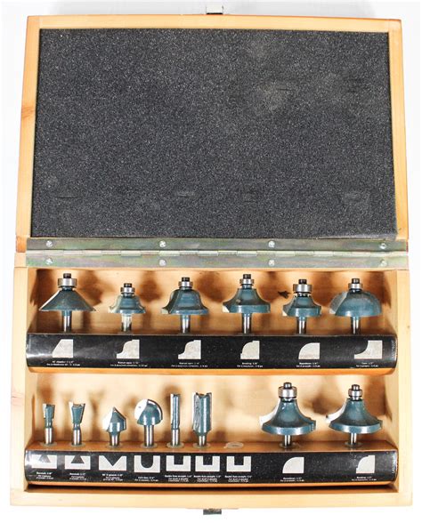 Mastercraft 14 Pc Router Bit Set