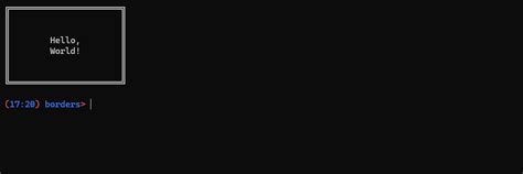 Github Scalvaruso Borders A Module To Create A Frame When Printing A List Of Strings