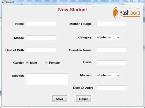 School Management System Project In Vb With Source Code And Report [ Download ] Kashipara
