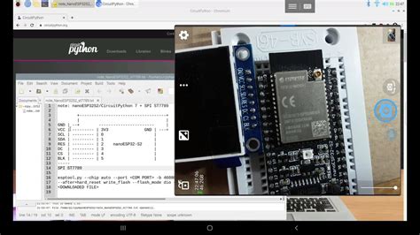 Nanoesp32 S2circuitpython 7 Spi St7789 Lcd Youtube