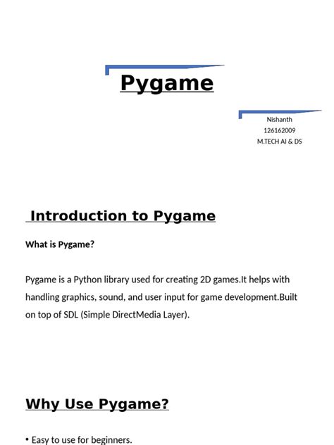 Pygame Basics A Beginners Guide Pdf