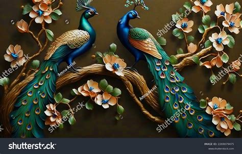 Indian Peacock Painting