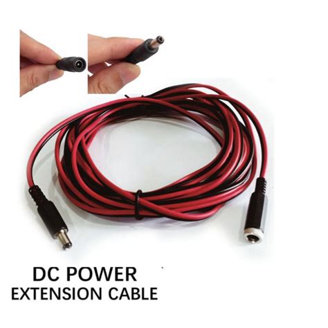 Jual Sambungan DC Extension Kabel Male Female 2 1mm 2 5mm 5 5mm Power Supply Adaptor Charger