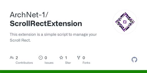 GitHub ArchNet 1 ScrollRectExtension This Extension Is A Simple