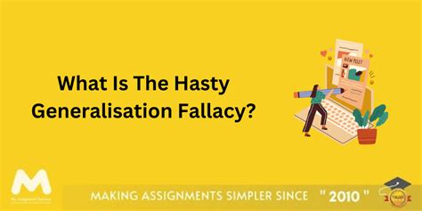 Generalization Fallacy Chapter 18 Fallacies Of Presumption” In