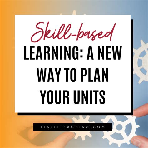 Skill Based Learning The New Way To Plan Your Units Its Lit Teaching