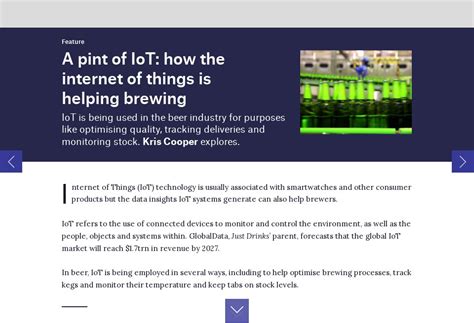 How Iot Is Helping Brewing Just Drinks Magazine Issue 48 February 2024