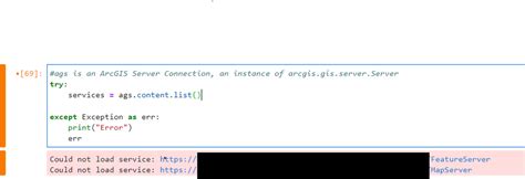 Capture Python Api Errors In Jupyter Notebook Cell Esri Community