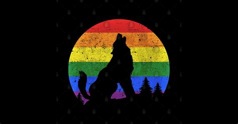 Lgbtq Pride Month Wolf Lgbtq Equality Wolf Lgbt Sticker Teepublic
