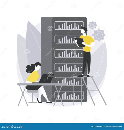 Big Data Storage Abstract Concept Vector Illustration Stock Vector Illustration Of Artificial