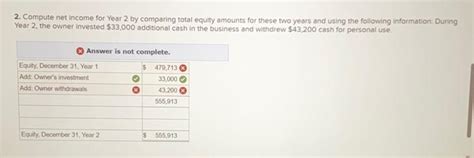 Solved Problem 2 5a Algo Computing Net Income From Equity
