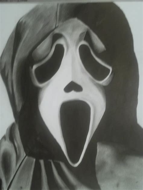 Ghost Face Drawing At PaintingValley Com Explore Collection Of Ghost Face Drawing