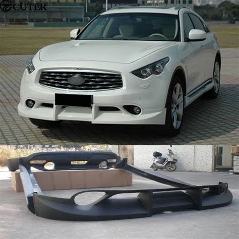 인피니티용 전면 립 리어 디퓨저 사이드 스커트 도색되지 않은 Pp Fx35 Fx50 Fx37 Qx70cars