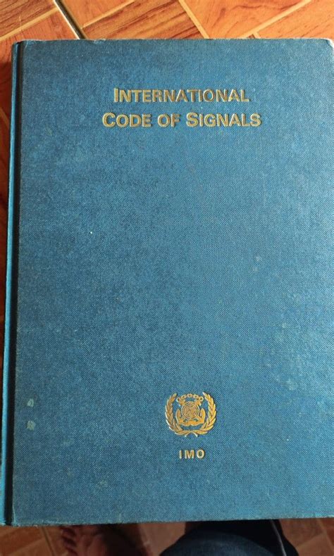 Imo Code Of Signals And Variety Of Books Hobbies And Toys Books And Magazines Fiction And Non