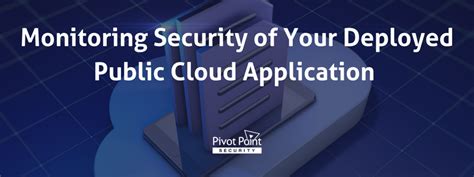 Monitor Security Of Deployed Cloud App
