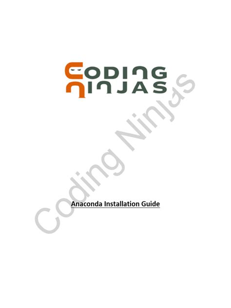 Anaconda Installation Steps Pdf Computers Technology And Engineering