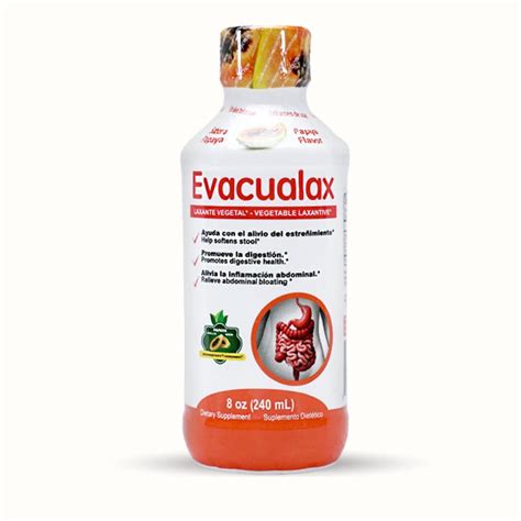Evacualax Adult Liquid Natural Laxative 8 Oz By Cariola