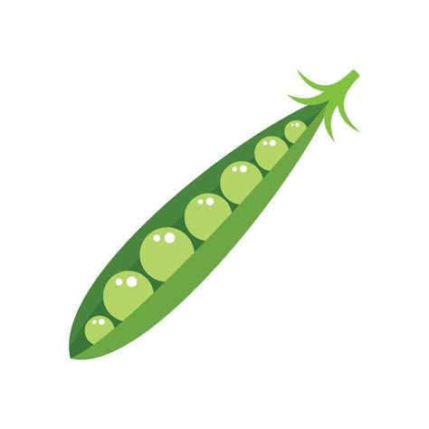 Peas Icon Flat Isolated Vector 15011996 Vector Art At Vecteezy
