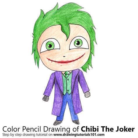 How To Draw Chibi The Joker Chibi Characters Step By Step
