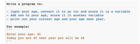 Solved Write A Program To Input Your Age Convert It To An Chegg Com