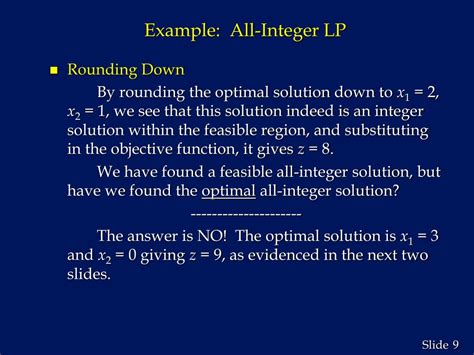 ppt integer linear programming powerpoint presentation free download